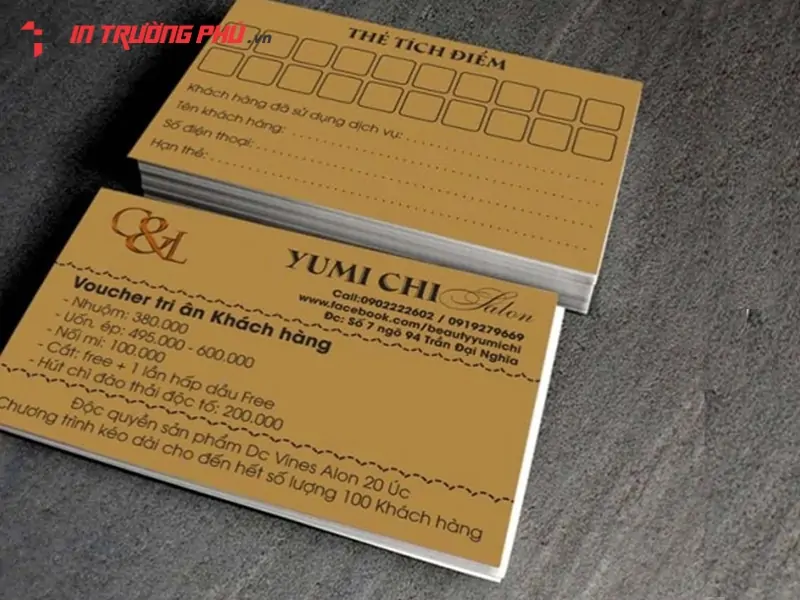 In thẻ tích điểm